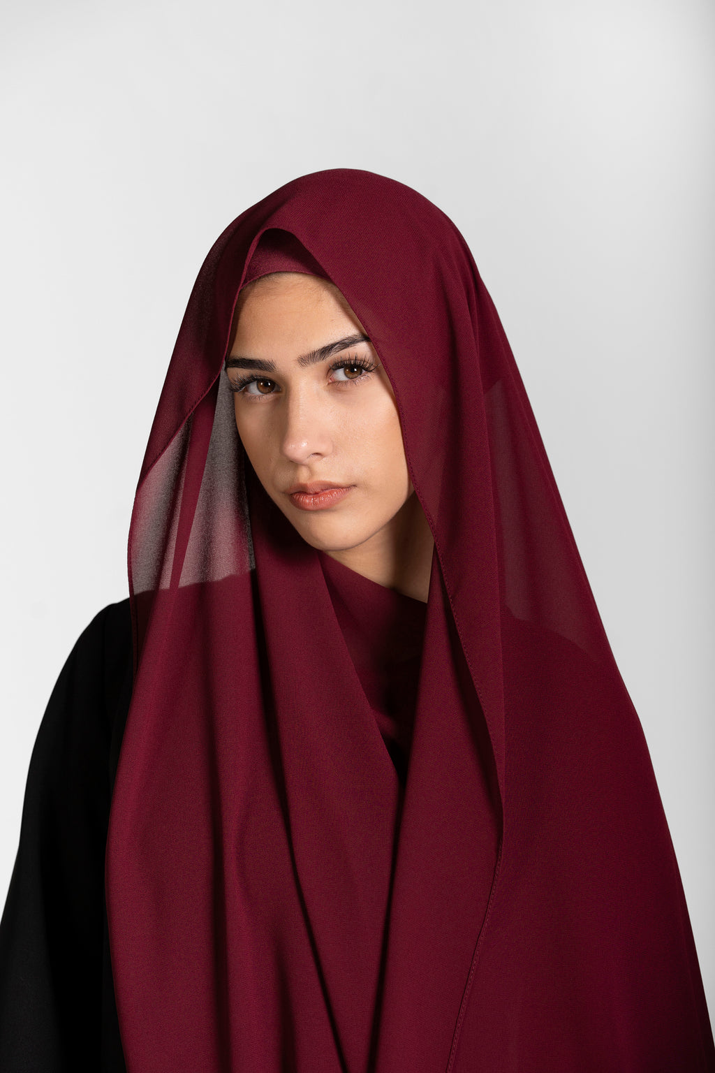 Chiffon Hijab Set With Matching Hijab Cap – Modista